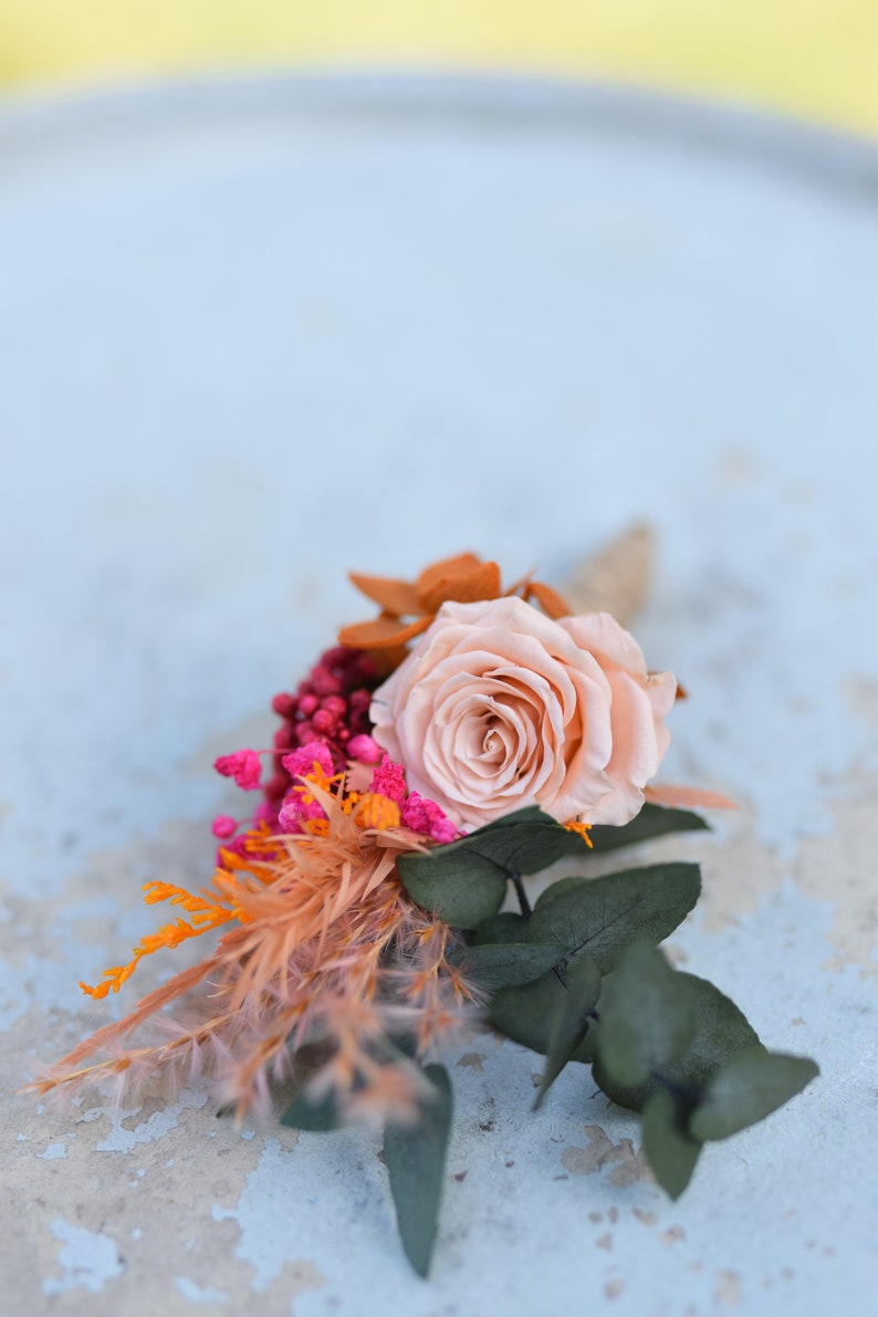 Meadow Buttonhole , Folk Wedding Boutoniere , Colourful Wedding ...