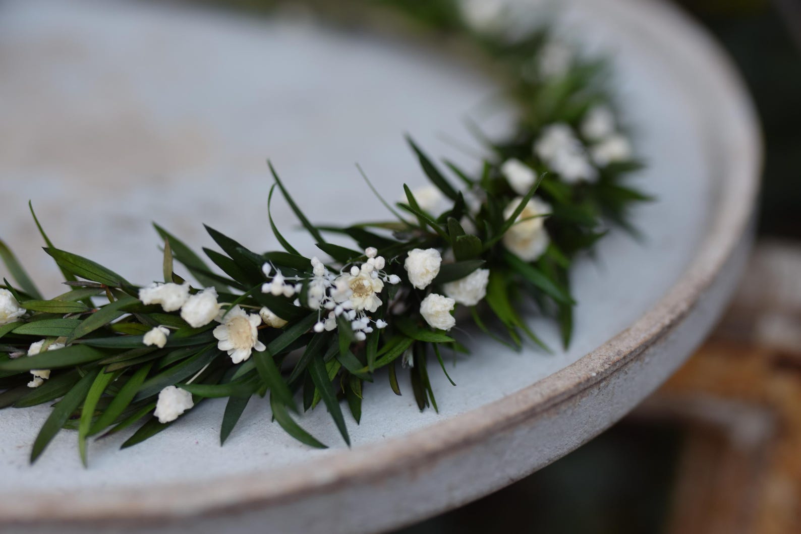 Greenery Flower Hairpins Boho Romantic Flower Hair Pins Delicate Dried ...