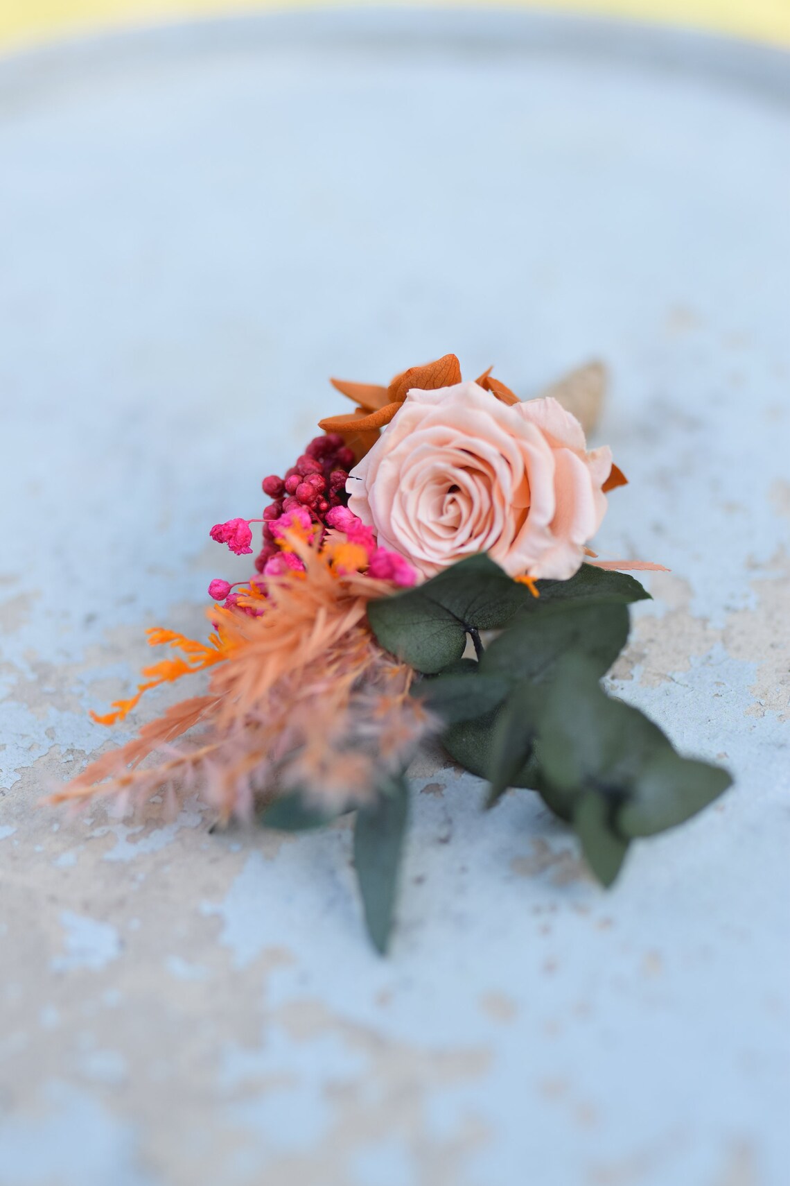 Meadow Buttonhole , Folk Wedding Boutoniere , Colourful Wedding ...