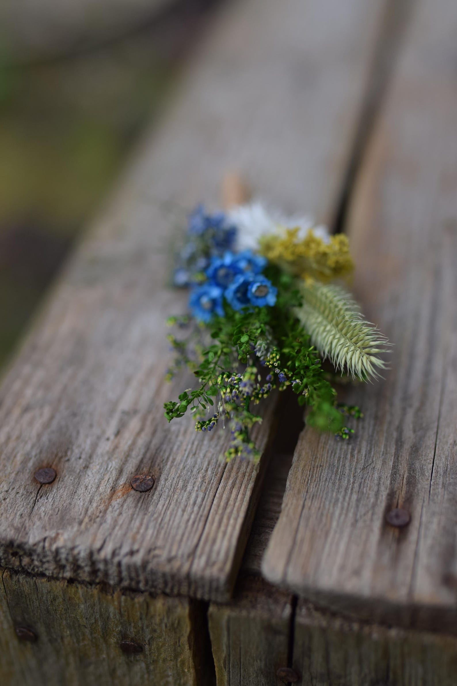 Meadow Buttonhole , Folk Wedding Boutoniere , Colourful Wedding ...