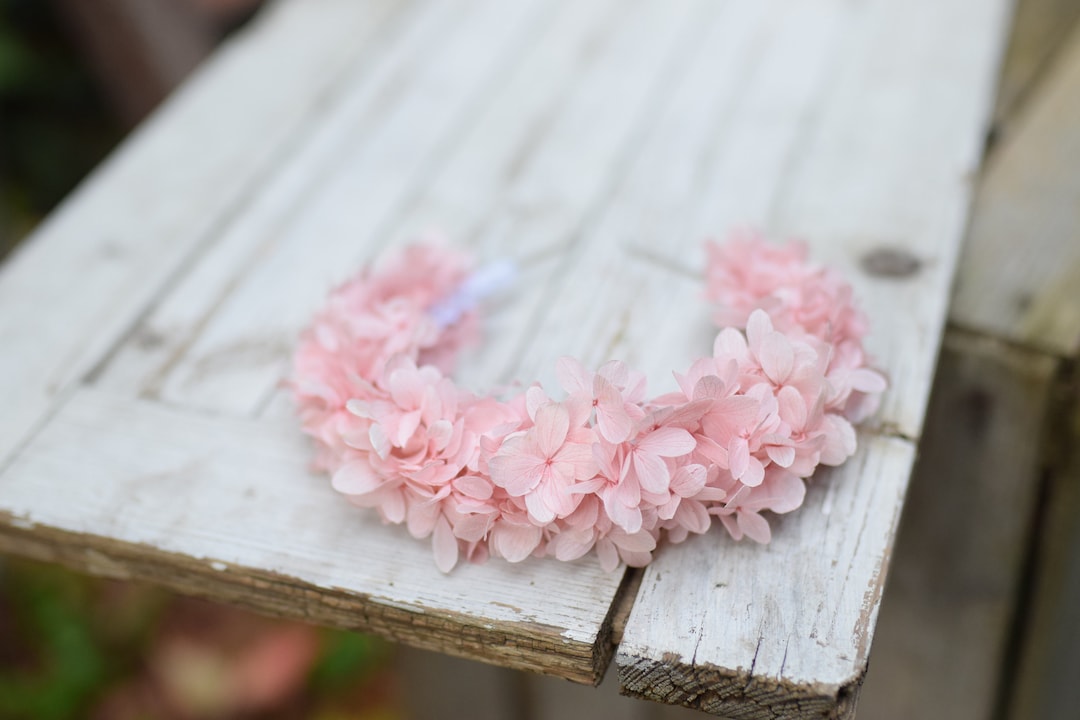 Pink Hydrangea Headband Hydrangea Flower Crown Dried Flower - Etsy