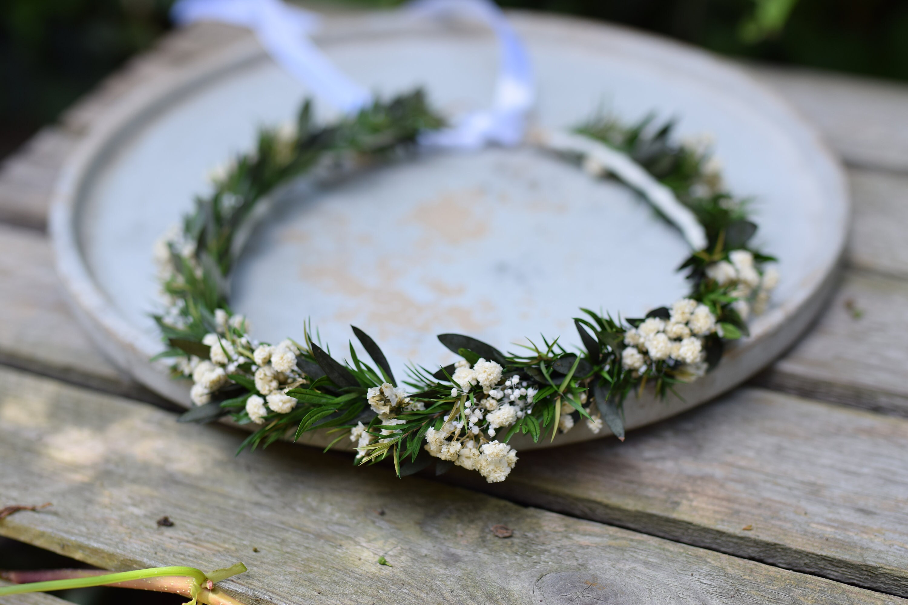 Greenery Flower Hairpins Boho Romantic Flower Hair Pins Delicate Dried ...