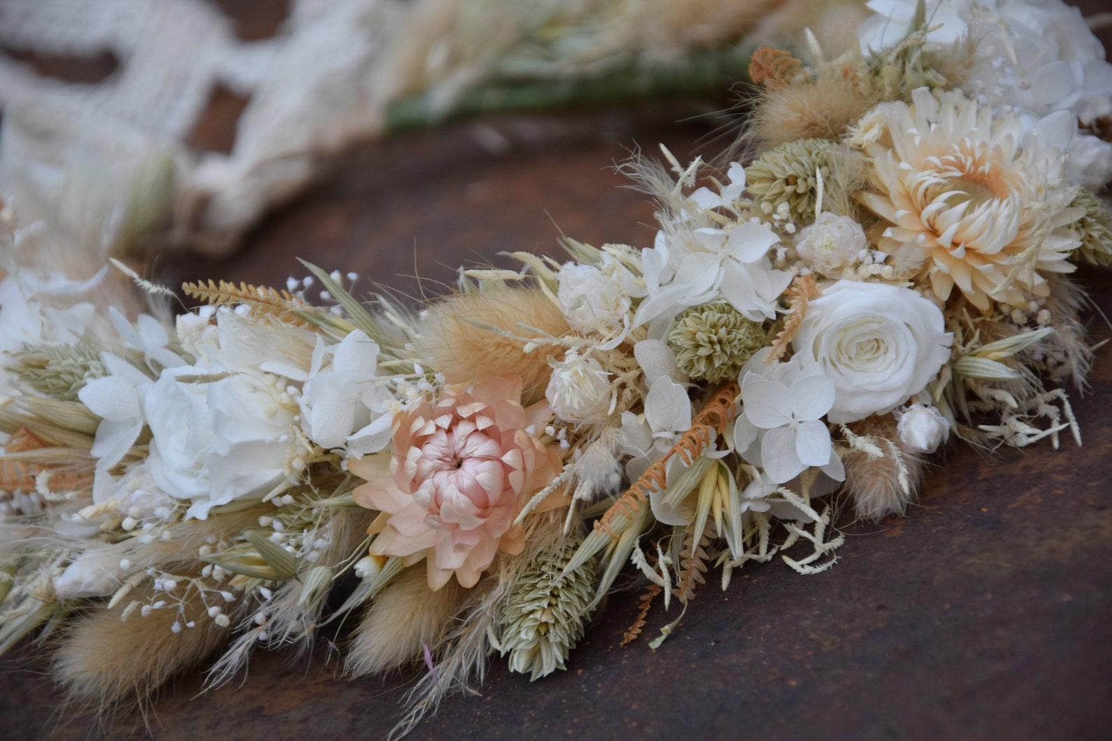 Dried Flower Crown Wedding Flower Crown Bridal Flower Crown - Etsy