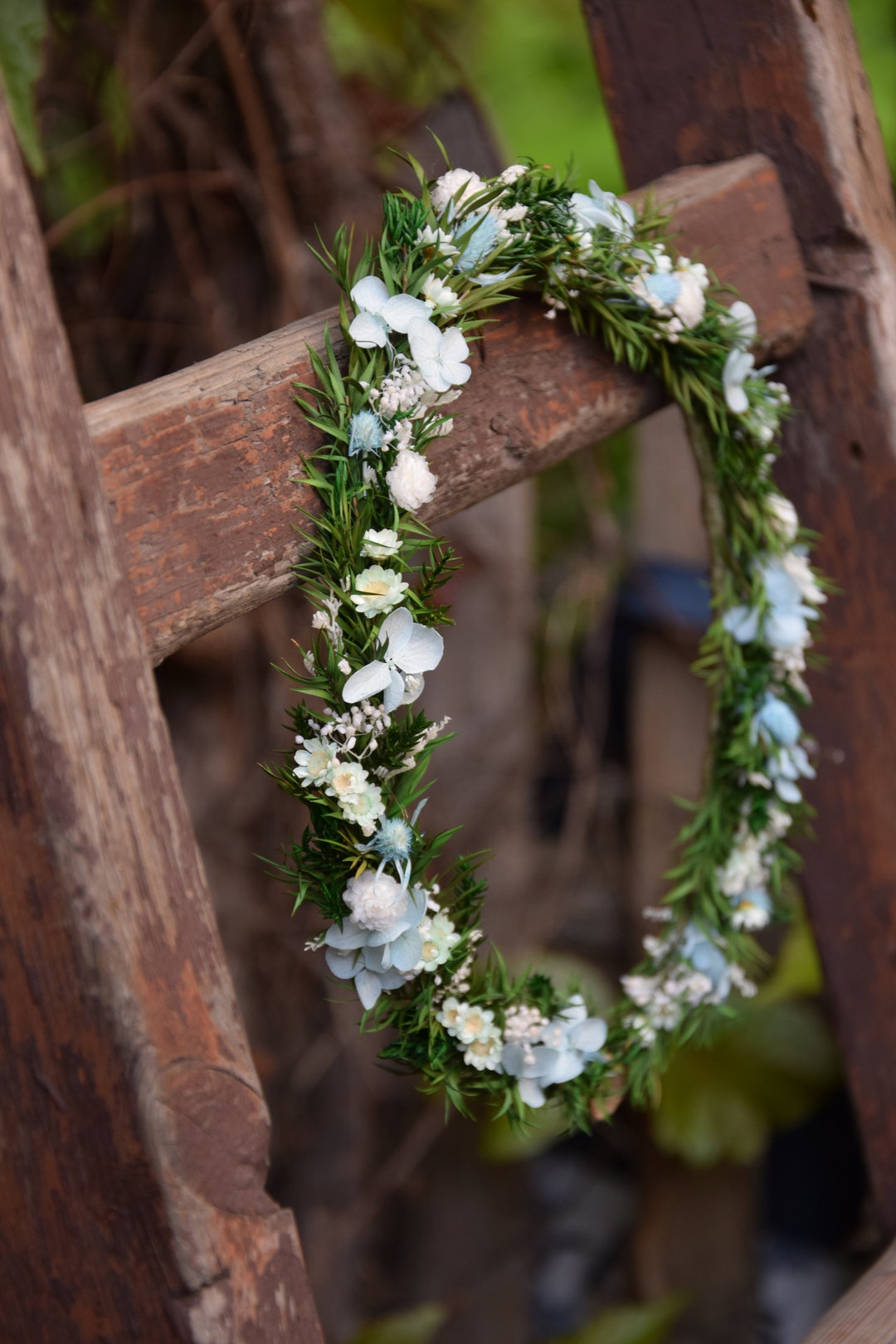Dried Flower Crown, Wedding Flower Crown, Bridal Flower Crown, Rustic ...