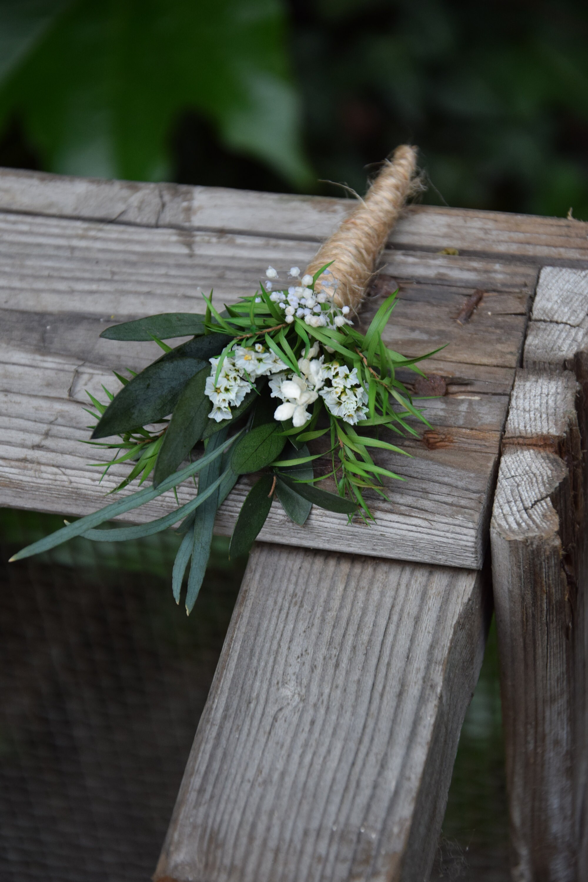Rustic Wedding Buttonhole, Woodland Dried Boutonniere, Vintage or ...