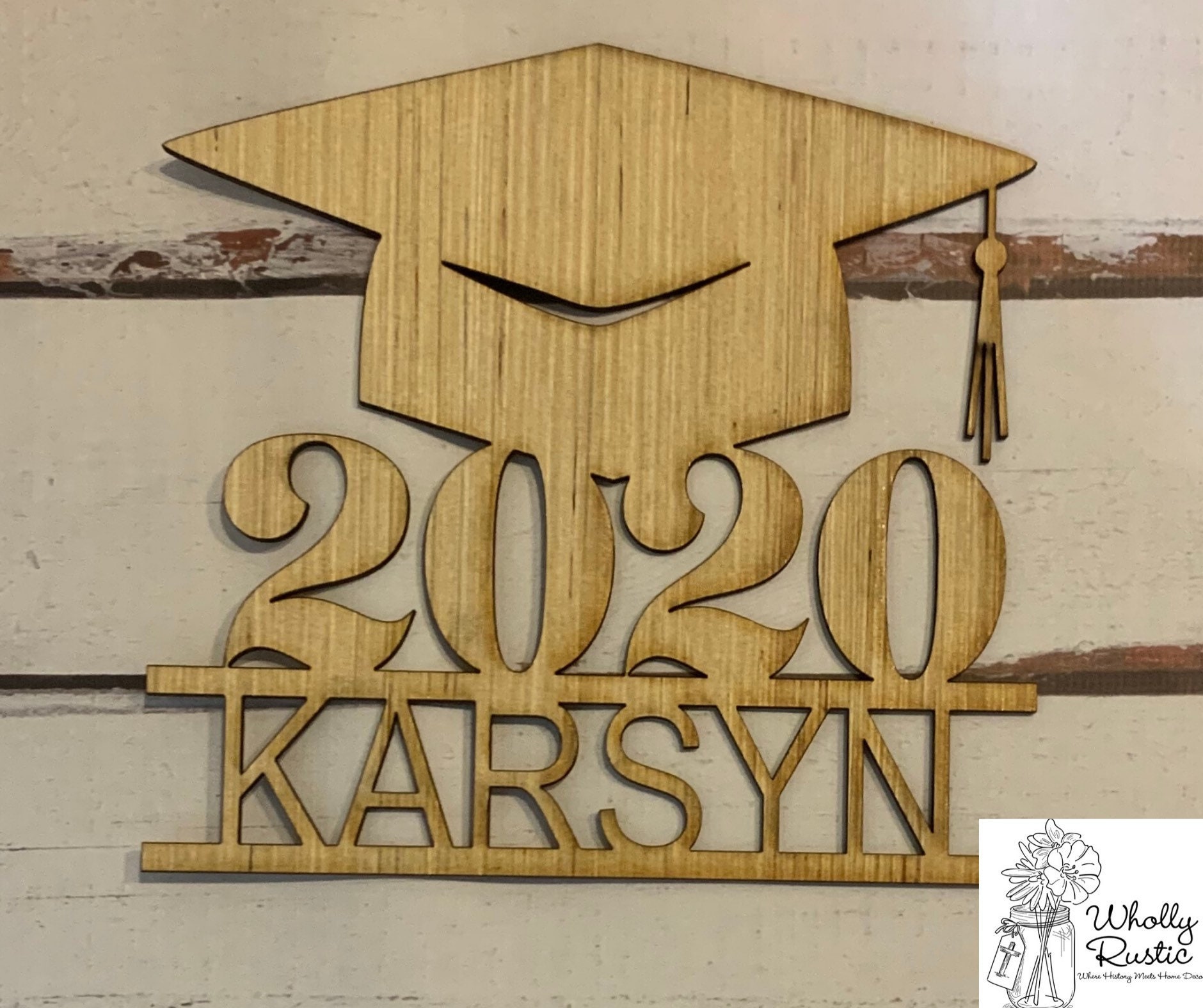 Wall Hangings Wall Décor Graduation Wood Cut Out Hanger Home & Living ...