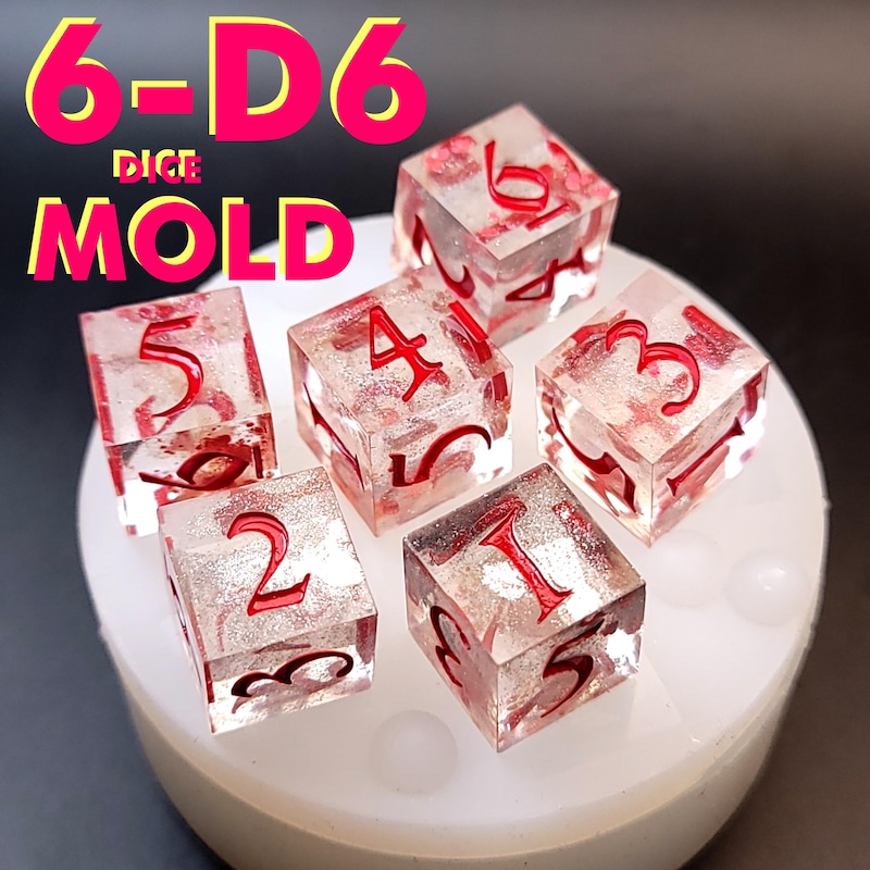 Silicone D6 Molds - Etsy