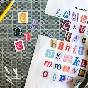 Printable Letters Magazine Cutouts | 100 Pieces | Digital Download for ...