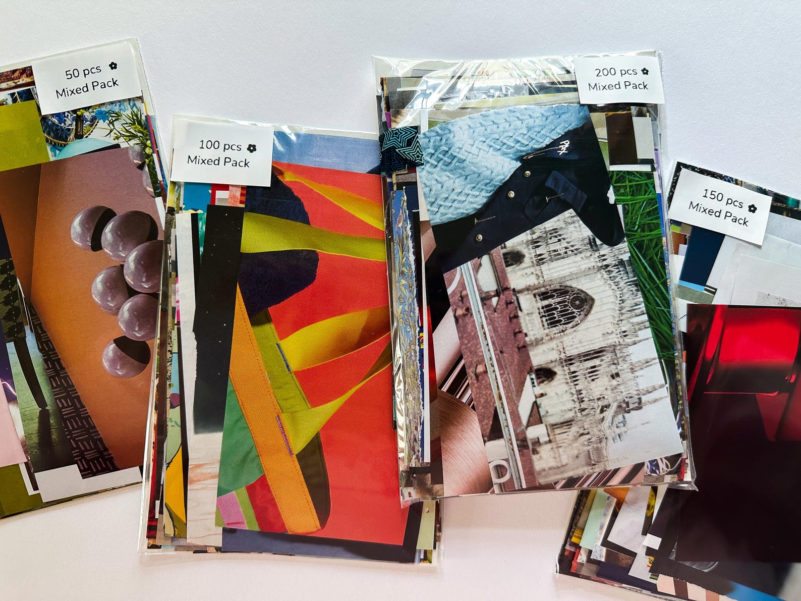 Mixed Pack Magazine Cutout Clippings | Colors, Patterns, Textures ...