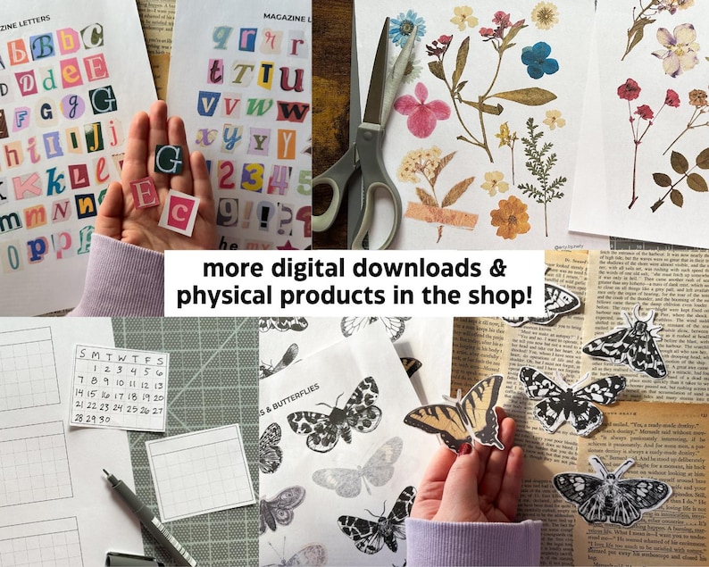 Printable Letters Magazine Cutouts | 100 Pieces | Digital Download for ...