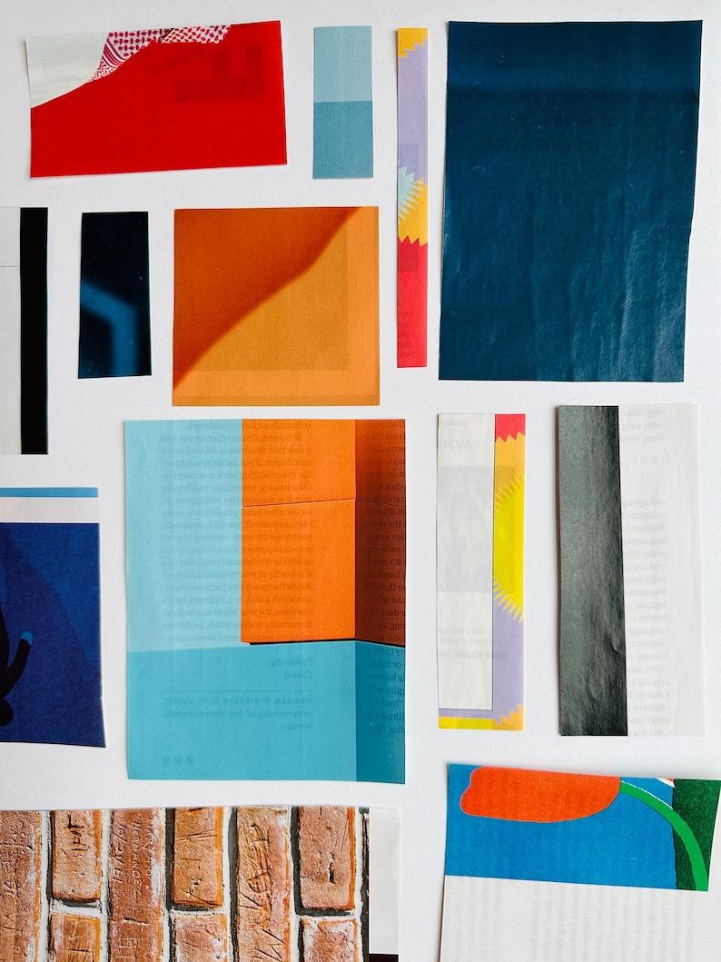 Mixed Pack Magazine Cutout Clippings | Colors, Patterns, Textures ...