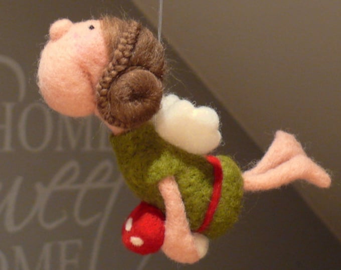 Guardian Angel LISA in Happiness & Lucky Felt Felt Angel - Etsy