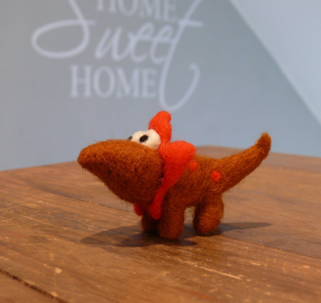 Zuckersüßer Dino Triceratops XERA gefilzt filz Dinosaurier geschenk ...