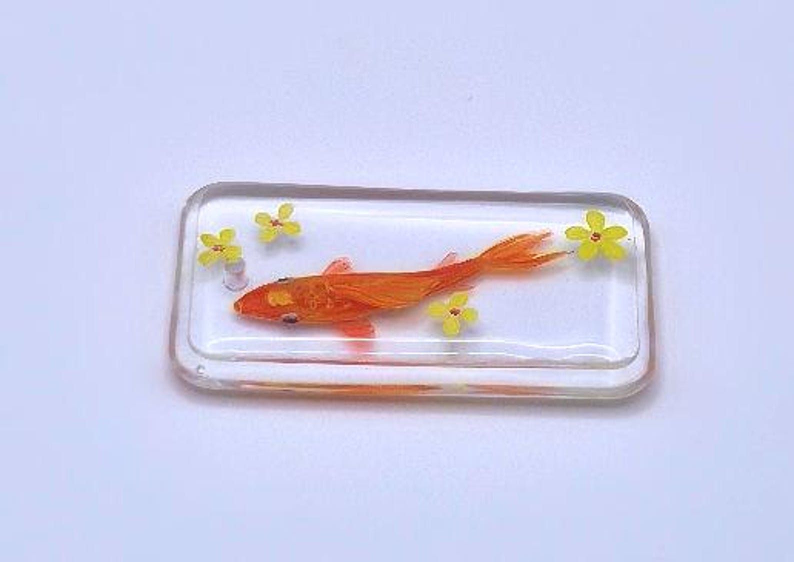Handmade 3D Resin Fish Art: Original Gift Ornament - Etsy