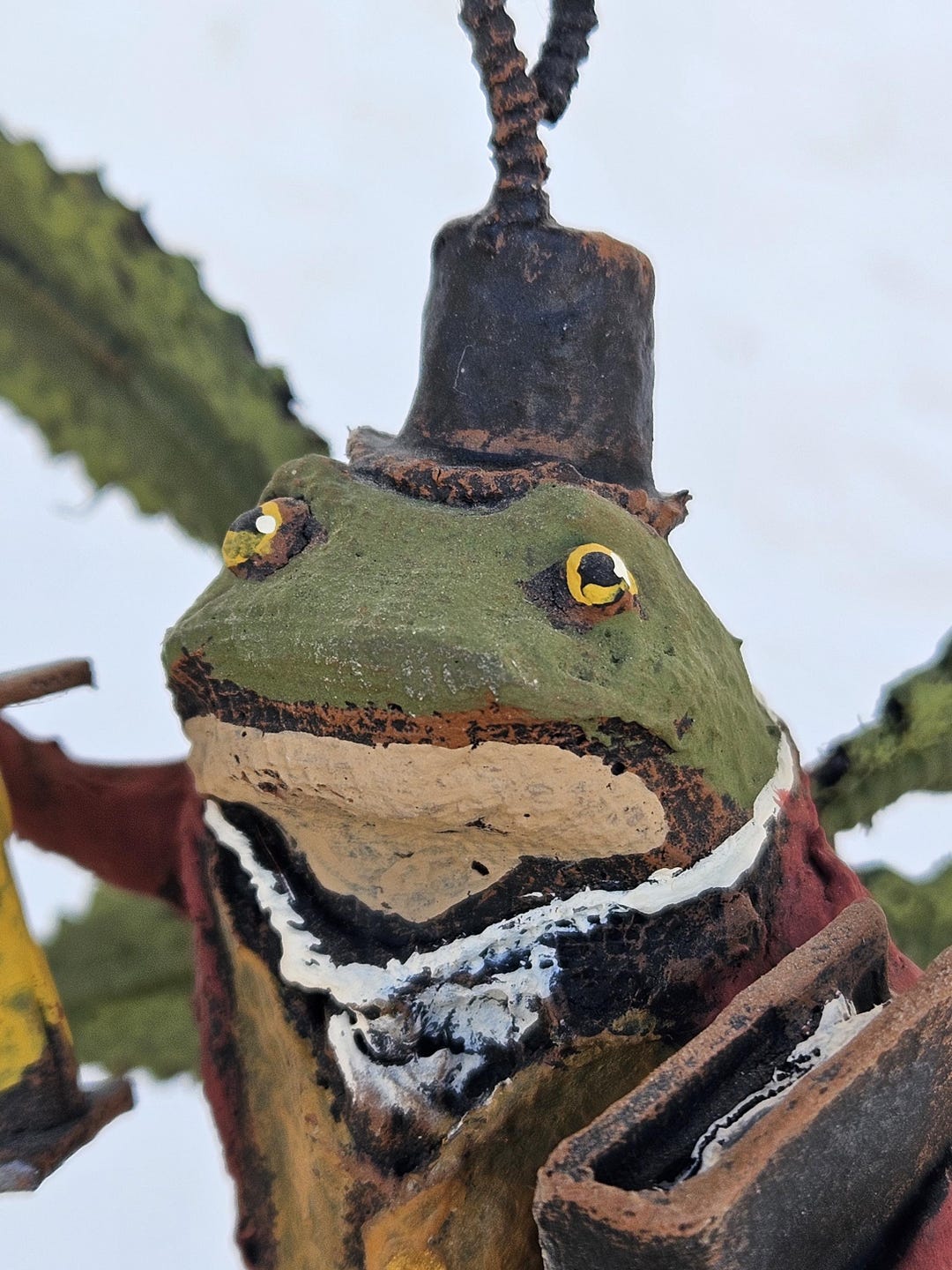 No7 Flying Toad Art Doll - Etsy