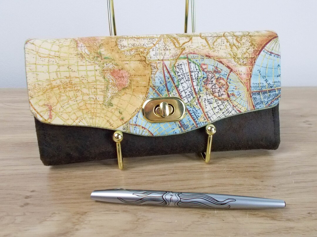 Handmade Map Purse NCW Wallet, the Original Necessary Clutch Wallet ...