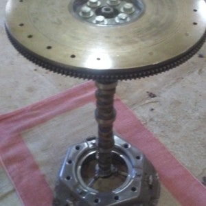Automotive Art Side Table, Man Cave Table, Auto Part Table - Etsy