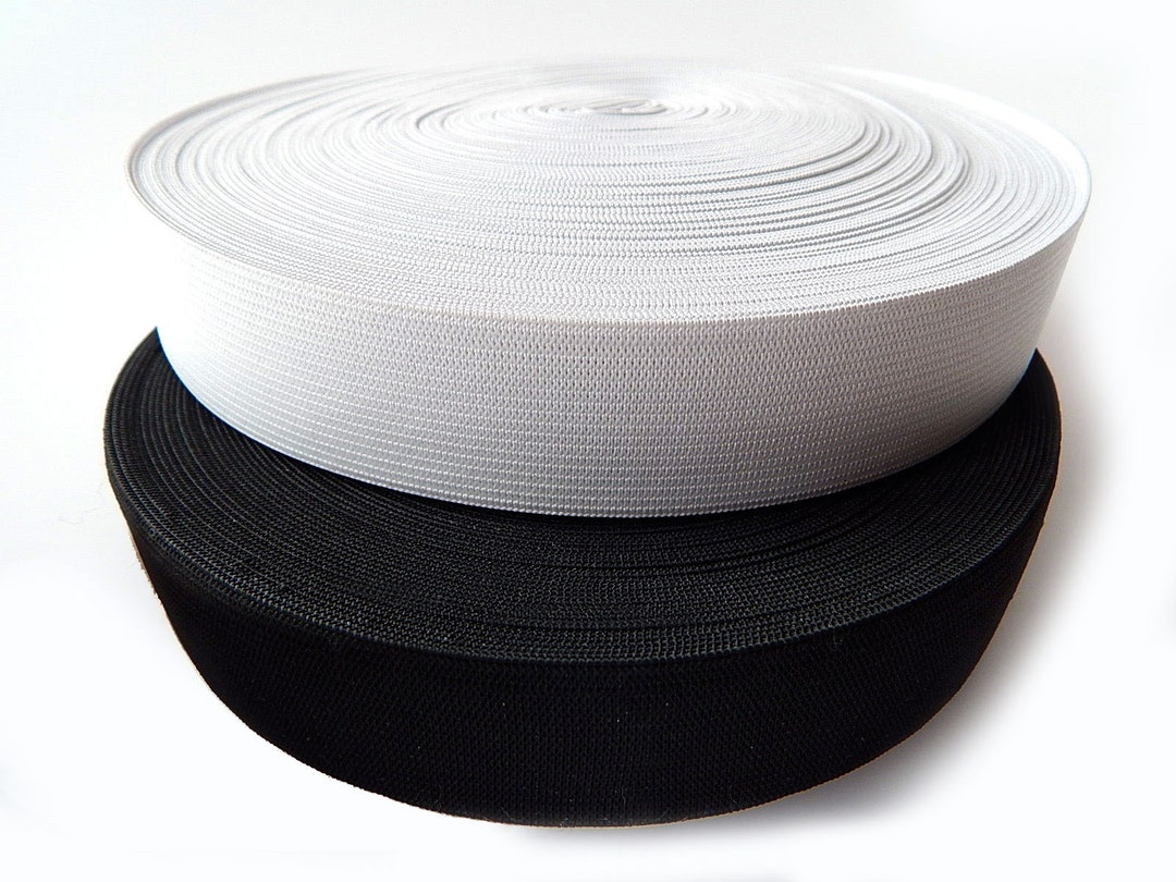 Gummiband 5,10,20,25,30,35,40,50,60,80 mm Meterware Litze Wäschegummi ...