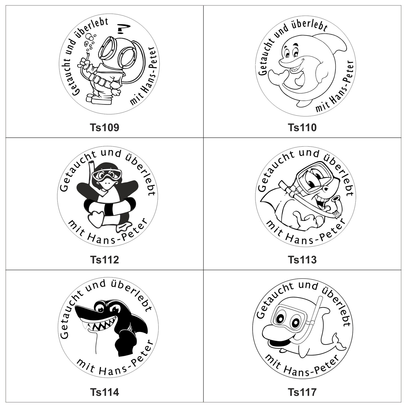 Diver Stamp Diving Stamp Logbook Stamp Diving Stamp Colop - Etsy UK