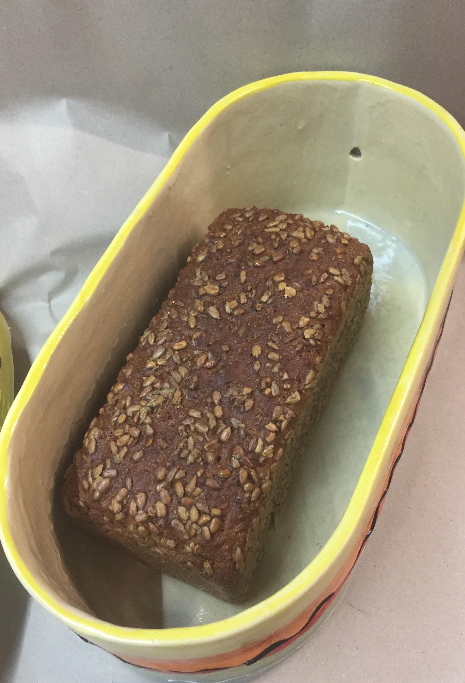 Large Rustic Oval Bread Pot Bread Box Bread Box | Etsy