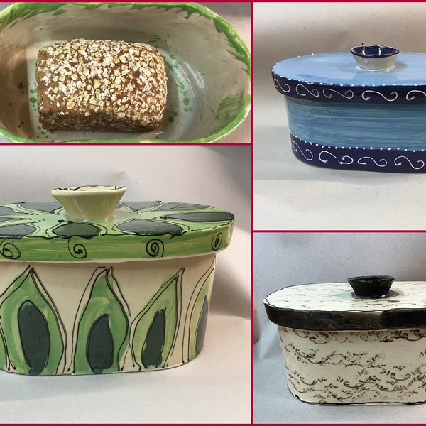 Ceramic Bread Containers - Etsy