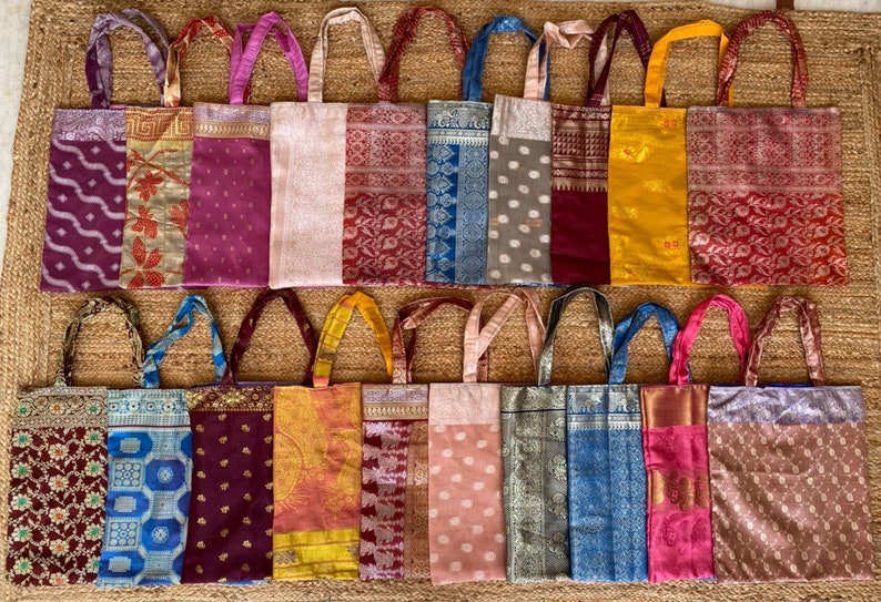 Recycled Silk Bags Silk Gift Bags Silk Bags Packaging Bags - Etsy