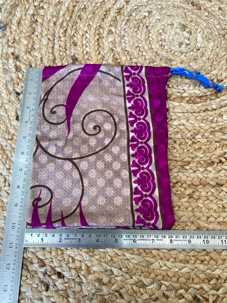 Silk gift bags Packaging Gift bags Recycled Silk fabric | Etsy