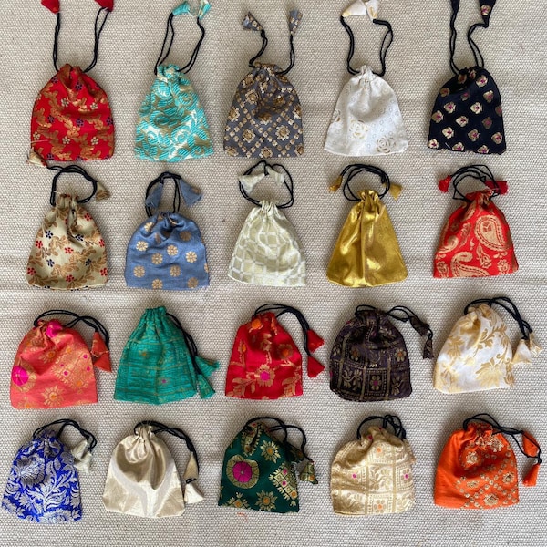 Small Drawstring Pouch - Etsy UK