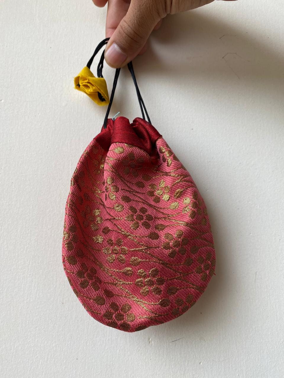 Recycled Silk Sari Hand Made Gift & Crystal Pouches Bags - Etsy