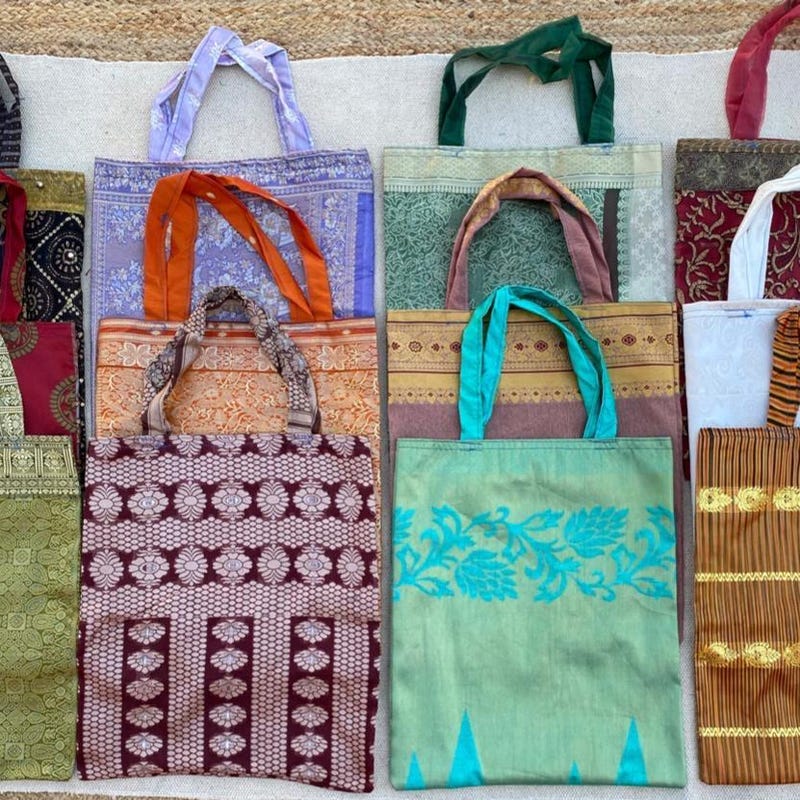 Recycled Saree - Etsy