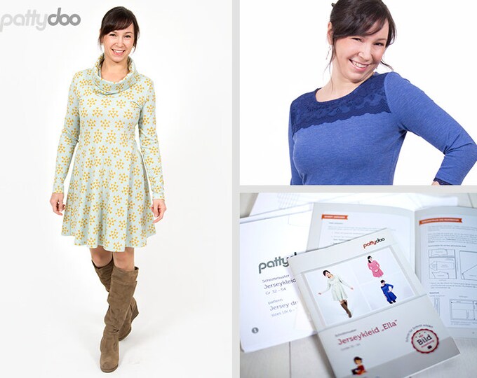 Pattydoo Sewing Pattern Ella Jersey Dress Pattydoo, Women's Clothing ...