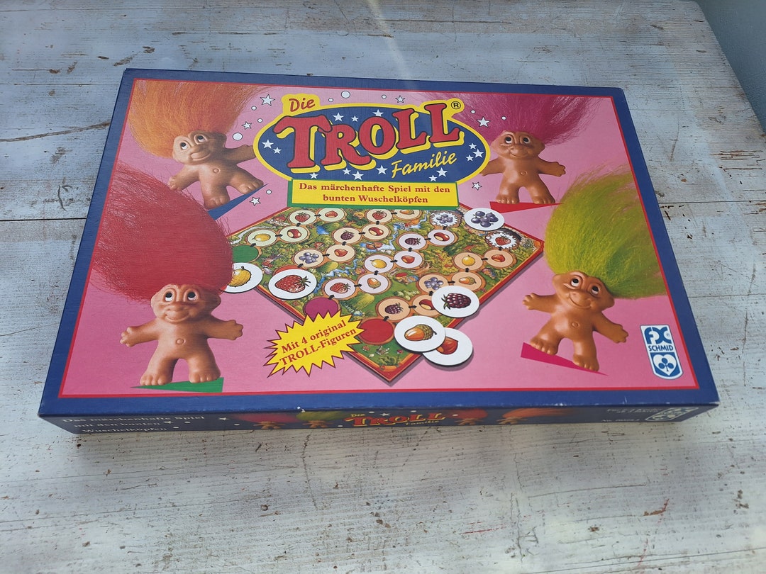 The Troll Family Board Game - Etsy UK