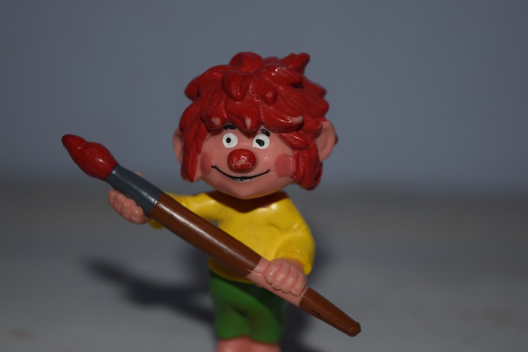 Small Vintage Pumuckl Figure, Brush - Etsy