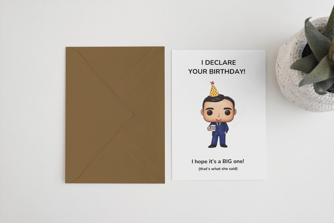I Declare Your Birthday Happy Birthday Biaaatch Dunder - Etsy