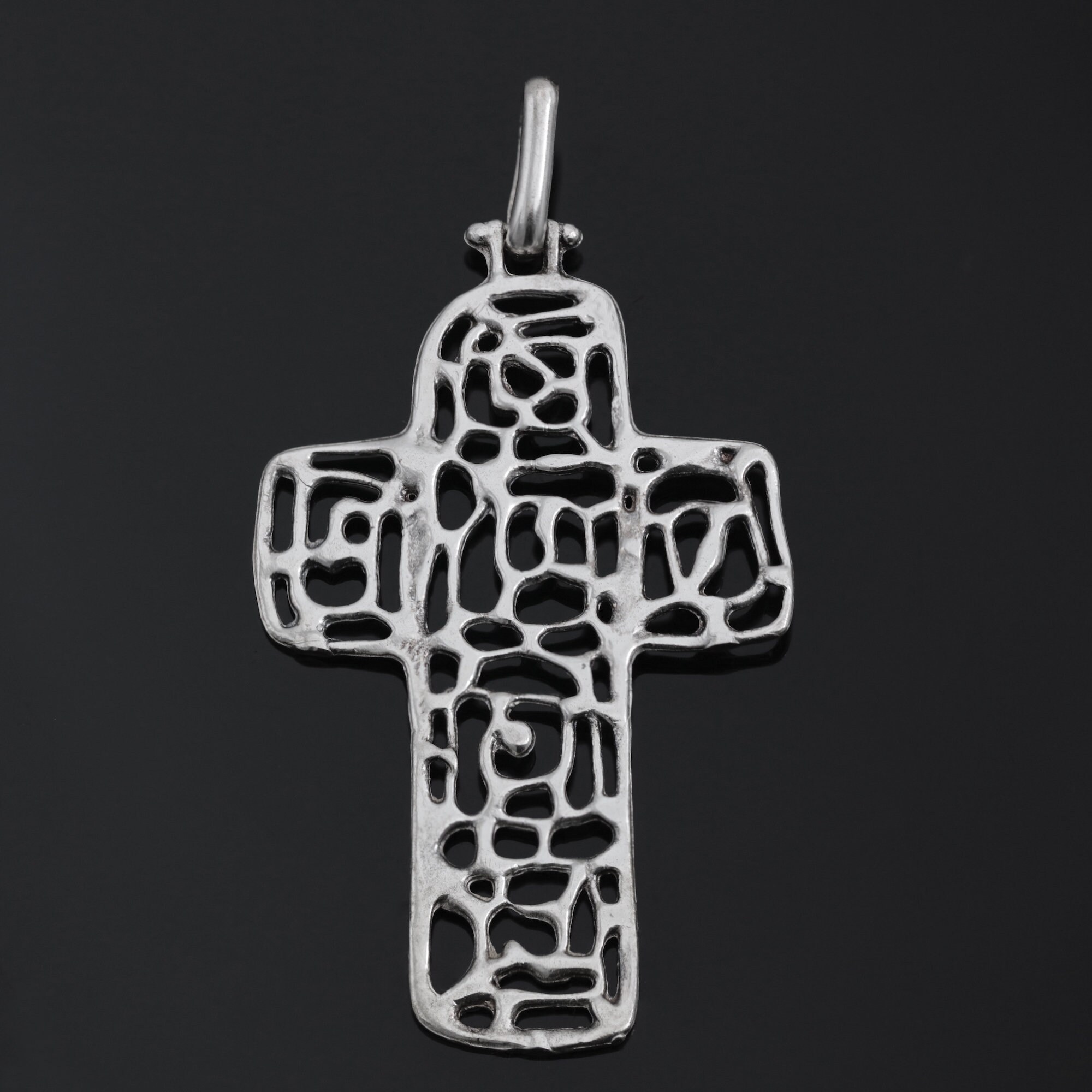 Silver Cross Filigree Silver Cross Sterling Silver Cross - Etsy