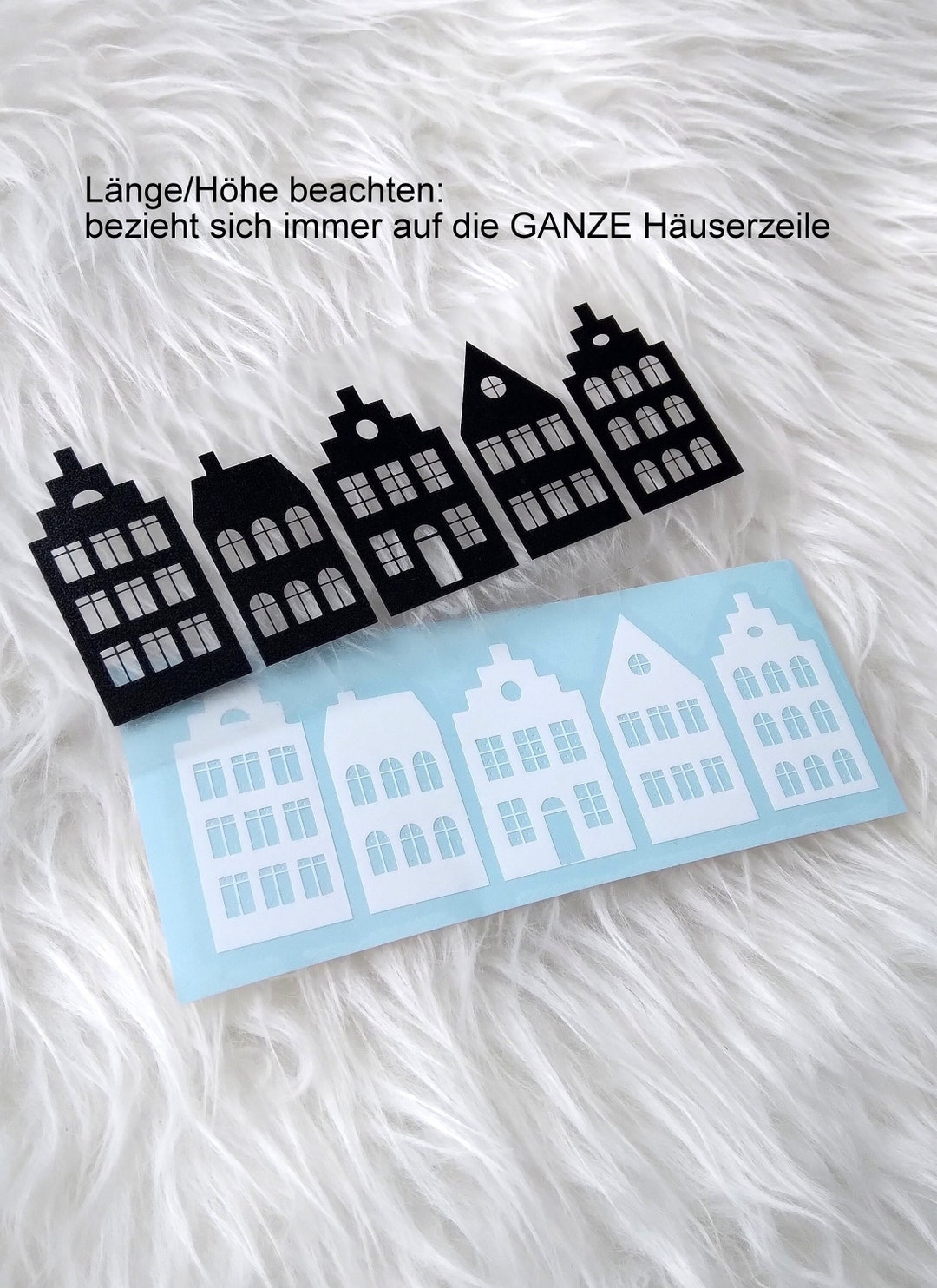 Sticker Houses, Window Picture, Town House, Cottage, Country House ...
