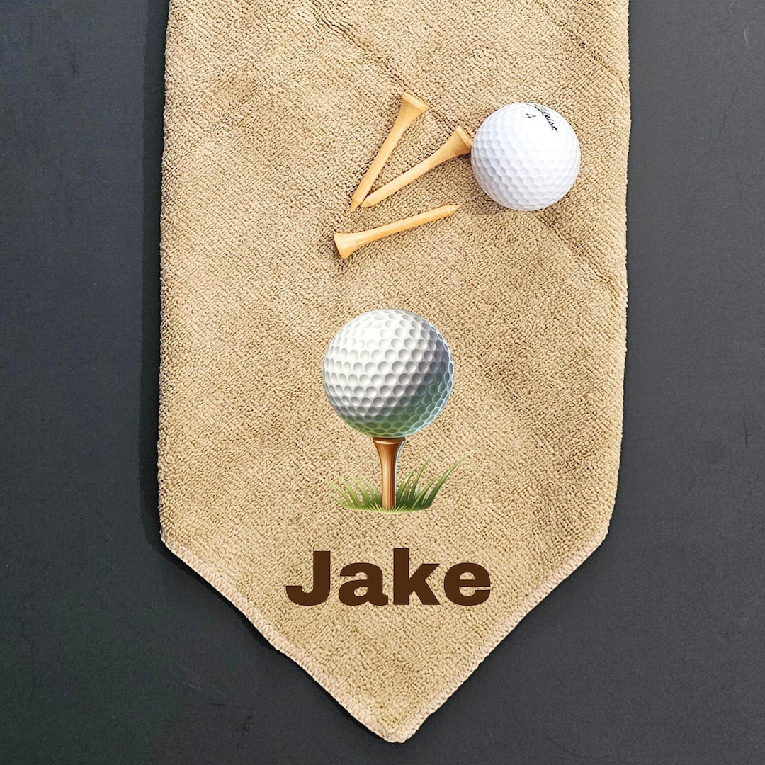 Personalized Golf Towel Custom Golf Towel Personalized Groomsmen Gift ...