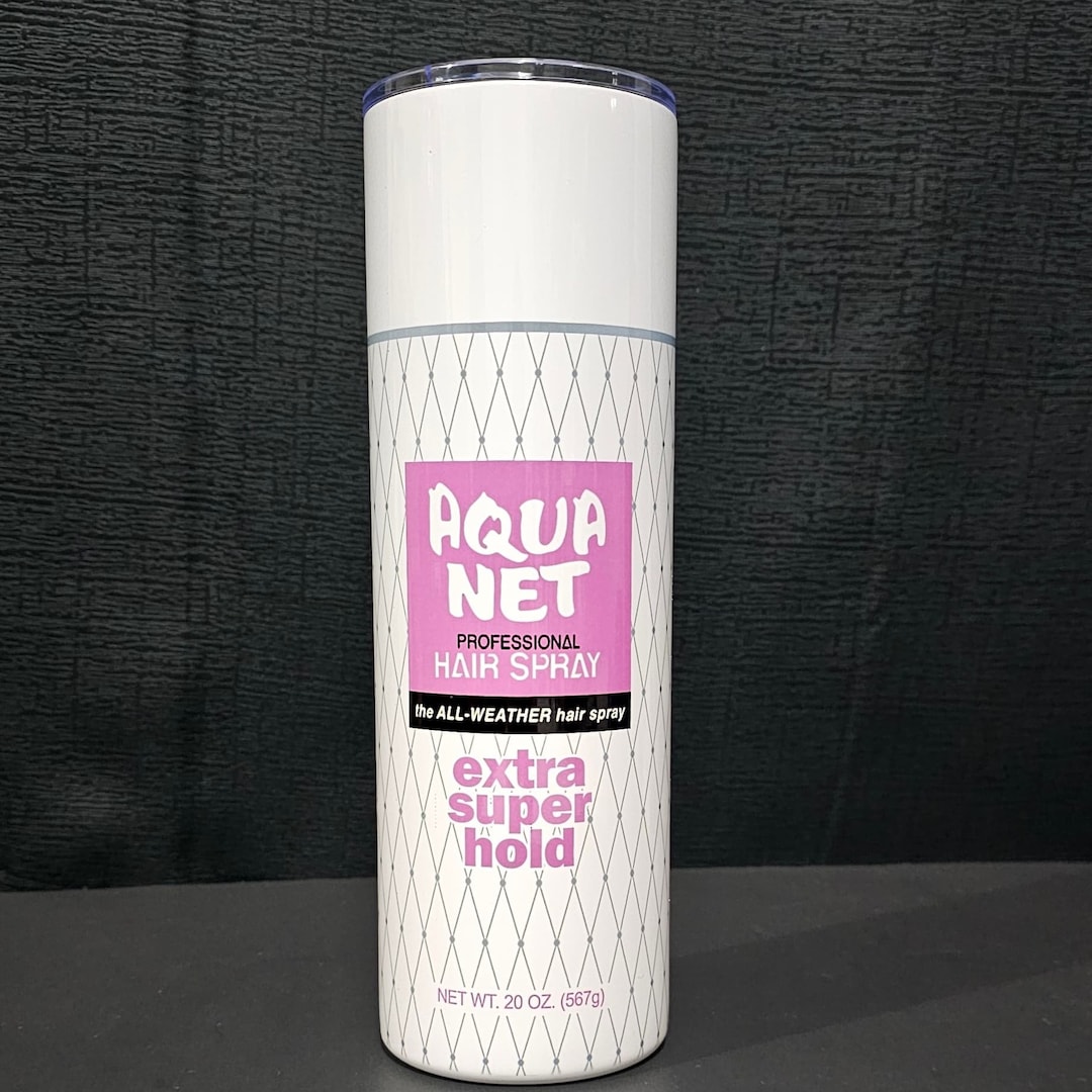 Aqua Net Hairspray Tumbler: 80s Retro Hairdresser Gift - Etsy
