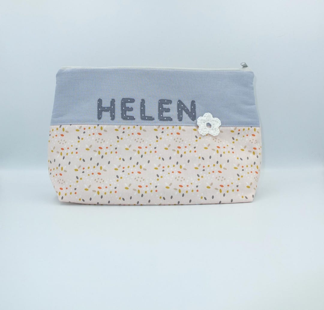 Sample Bag "helen" Diaper Bag, Toiletry Bag, Toiletry Bag With Name ...