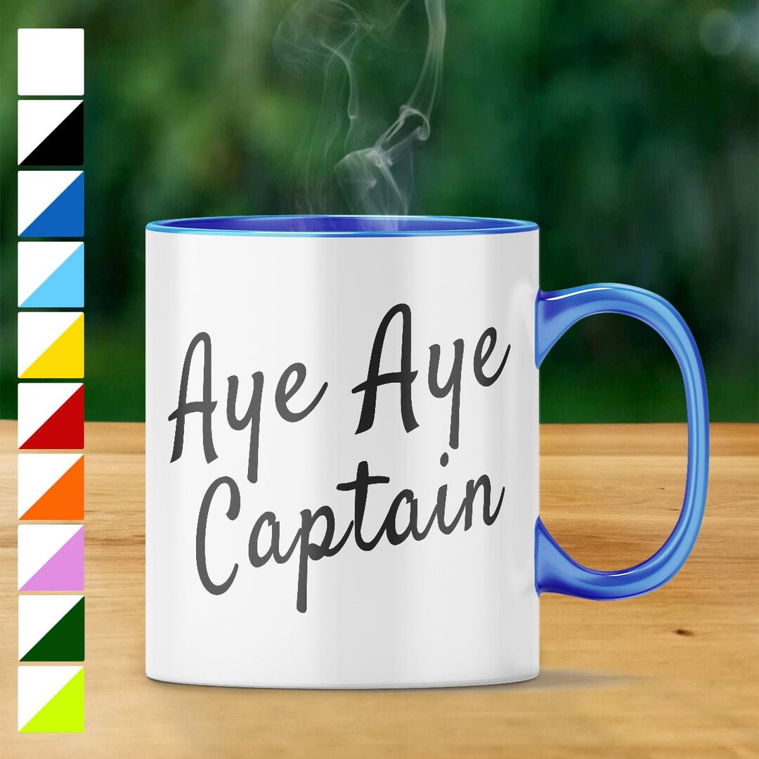 Cup Aye Aye Captain Maritim North Ship Anchor Baltic Sea Beach Coast ...