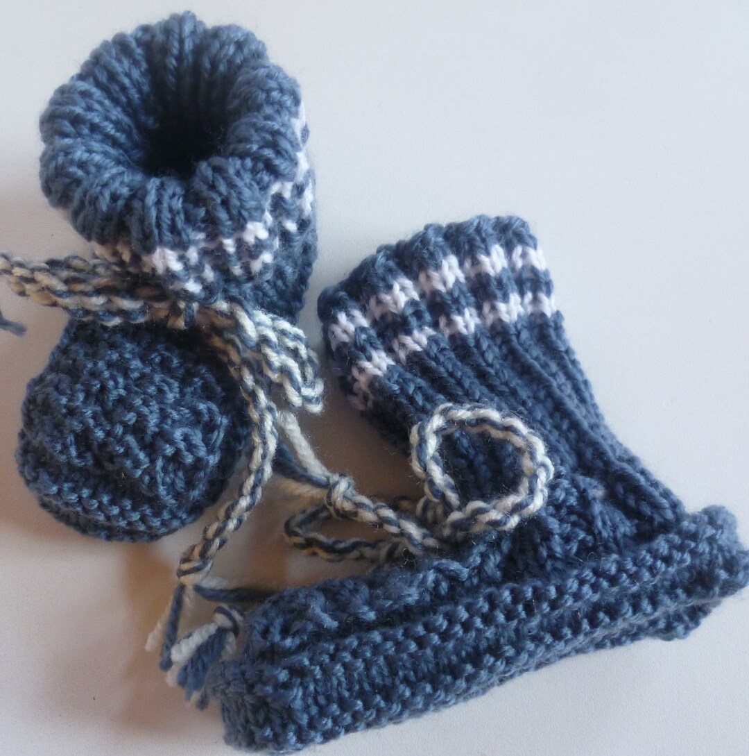 Baby Knitted Shoes Hand-knitted With Love Unique Piece Sole - Etsy UK