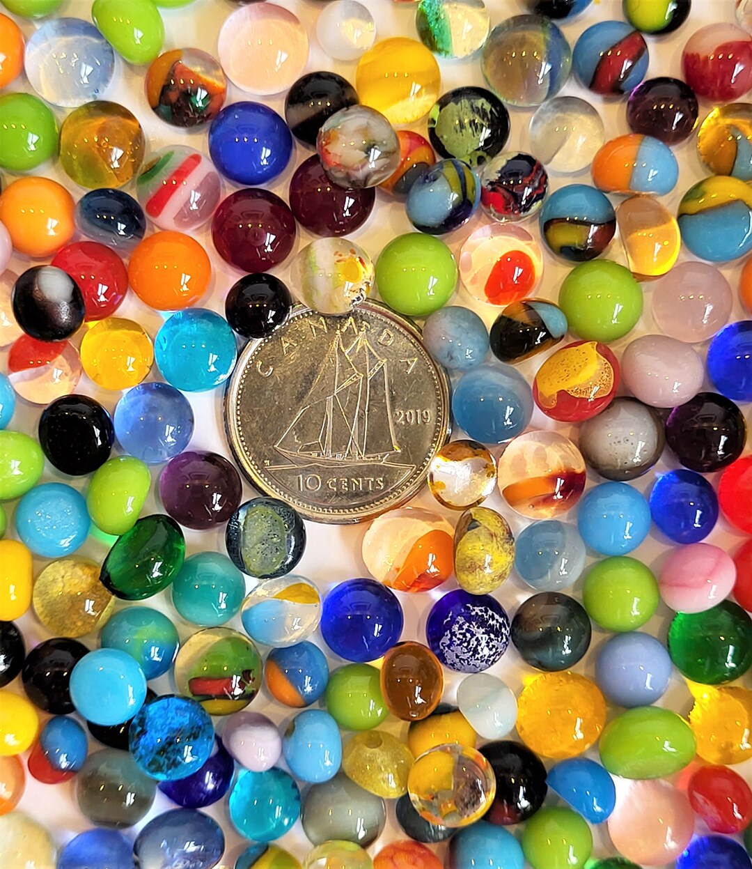 Tiny Fused Glass Dots - Etsy