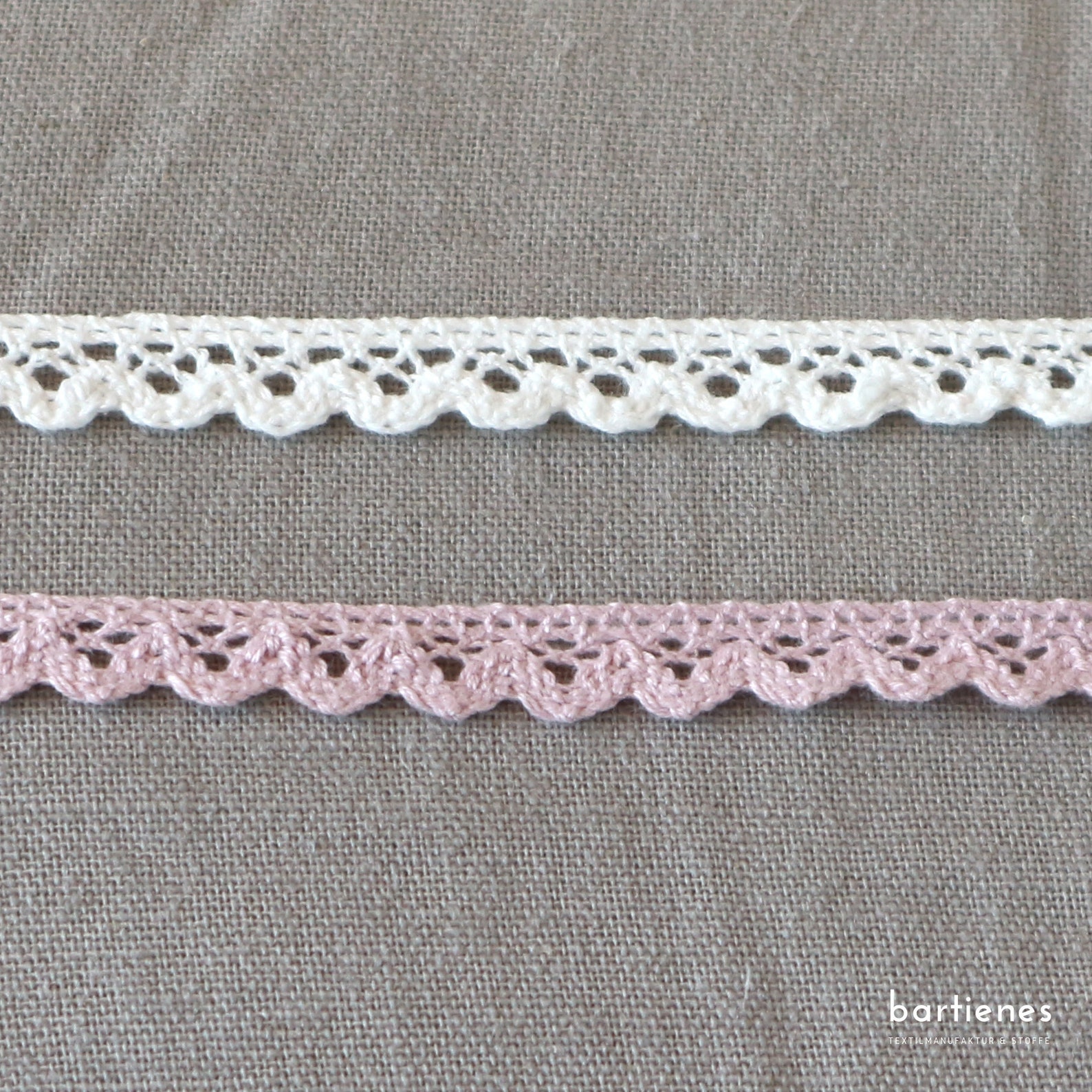 Lace strip with bow edge 15 mm as a metre Lace in crochet | Etsy