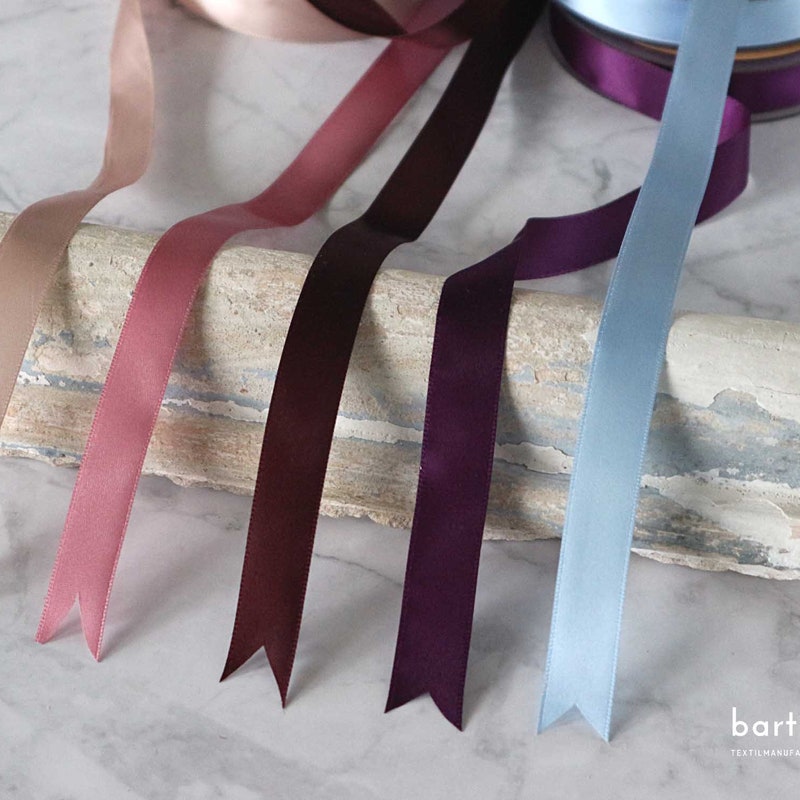 Satinband bordeaux - Etsy.de