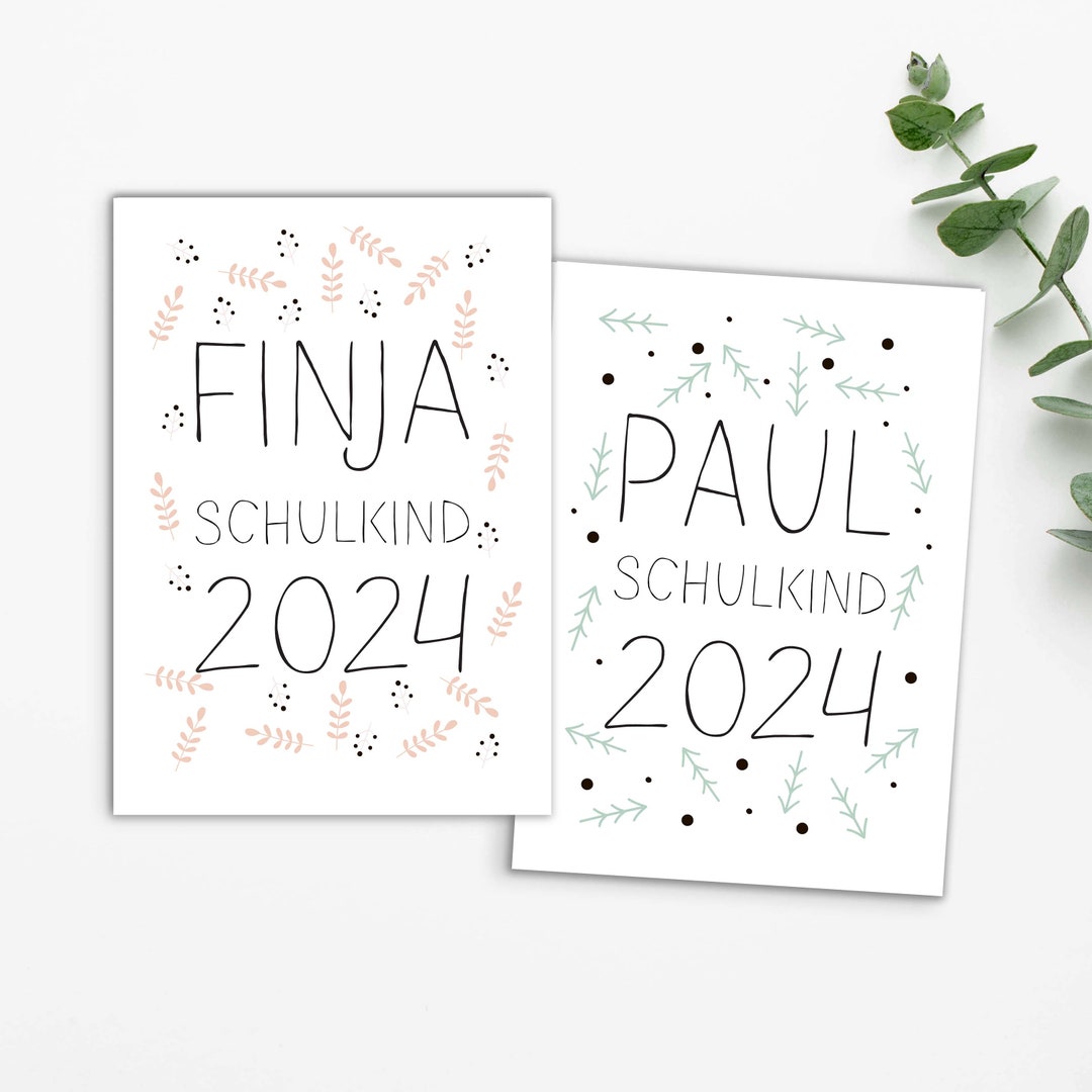 Postcard Starting School, Card Starting School, Postcard, School ...