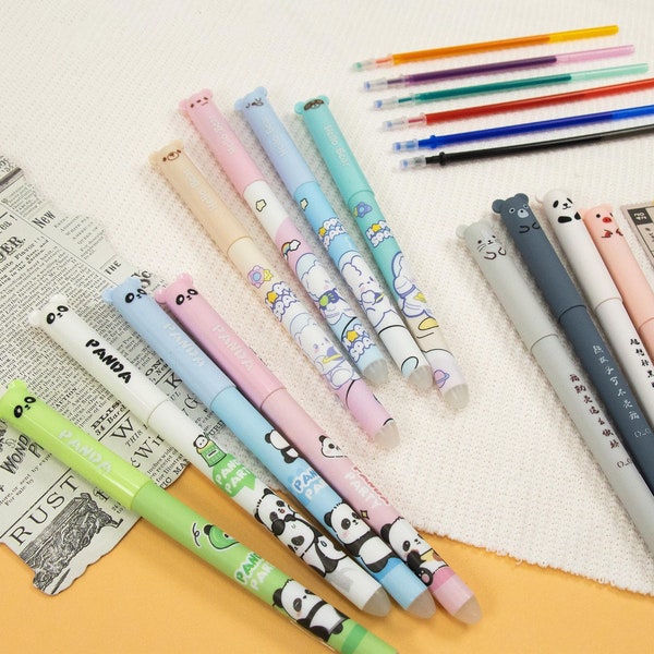 Animal Erasable Pens - Etsy UK