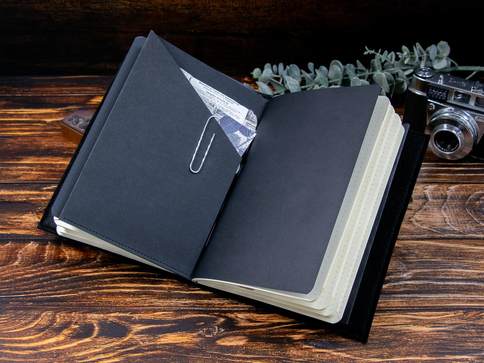 Travelers Notebook | Petrol | Wildlederoptik | Versch. Größen - Etsy