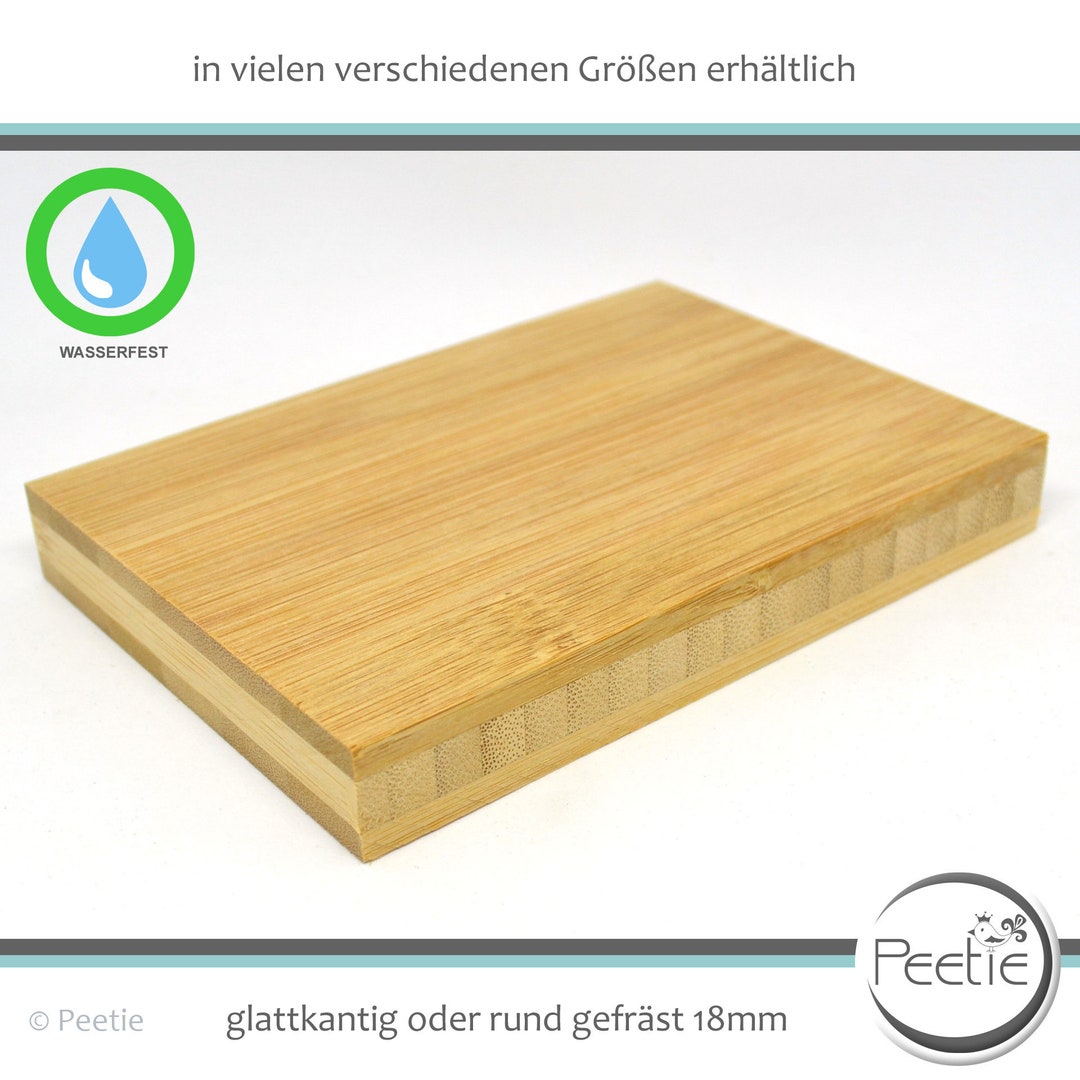 Stilvolle Bambus Holzplatte Zuschnitt Fotos