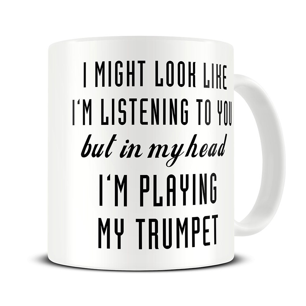 Trumpet Gifts Trumpet Mug Trumpet Player Gift Coffee Mug Musician Gifts ...