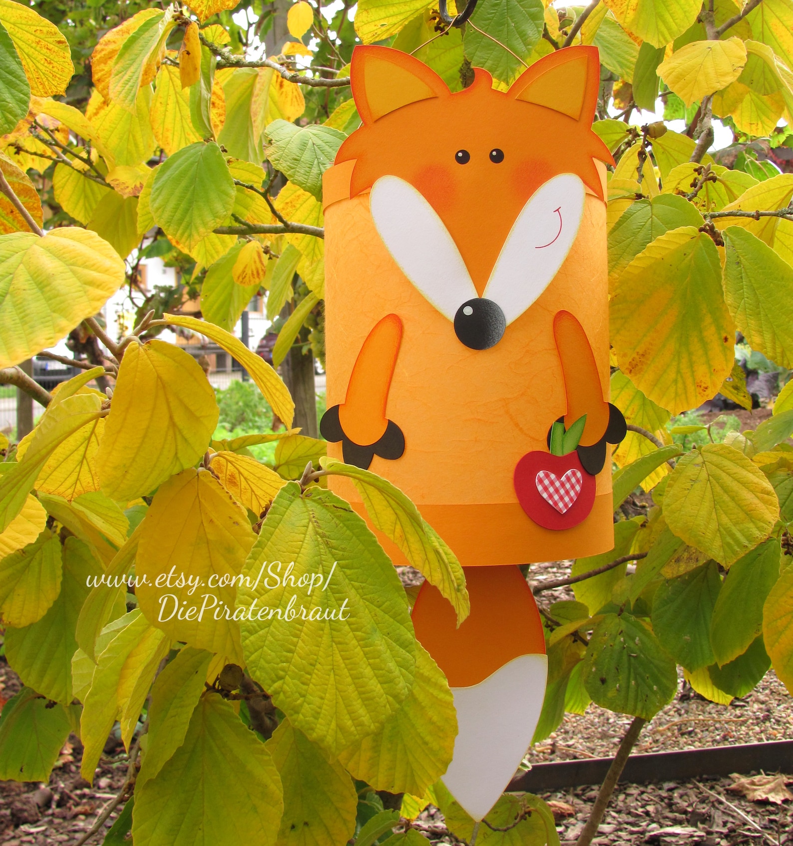 Digital Download Fox Lantern Craft Template - Etsy